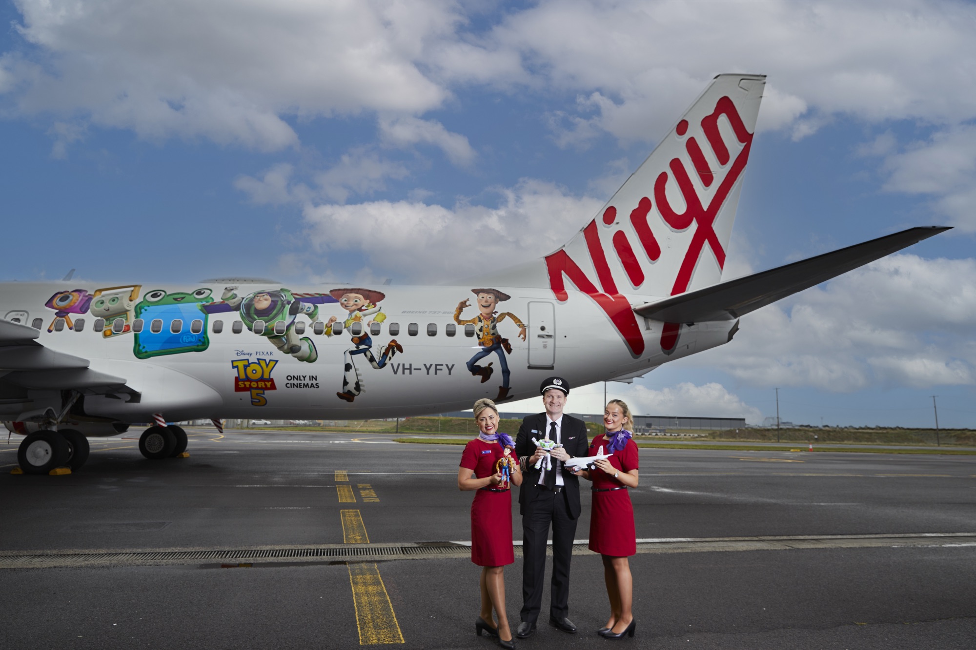 Virgin Australia Unveils New Toy Story 5 Plane Ahead of Movie Release ...